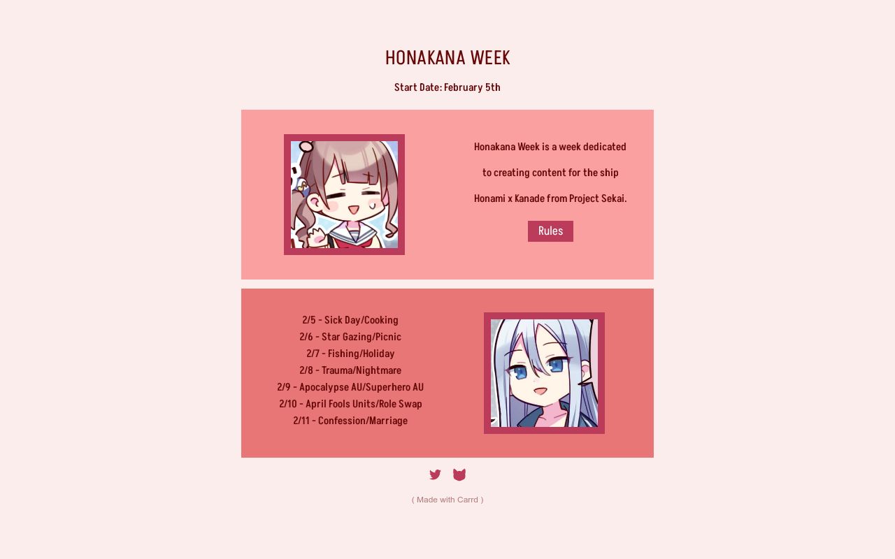 Honakana Week